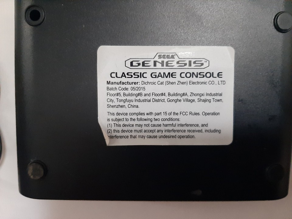 Sega Genesis Atgames Classic RETRO MINI Game Console **ONLY** | eBay