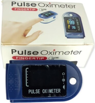 (2) Fingertip Pulse Oximeters - Measures Blood Oxygen Saturation and ...