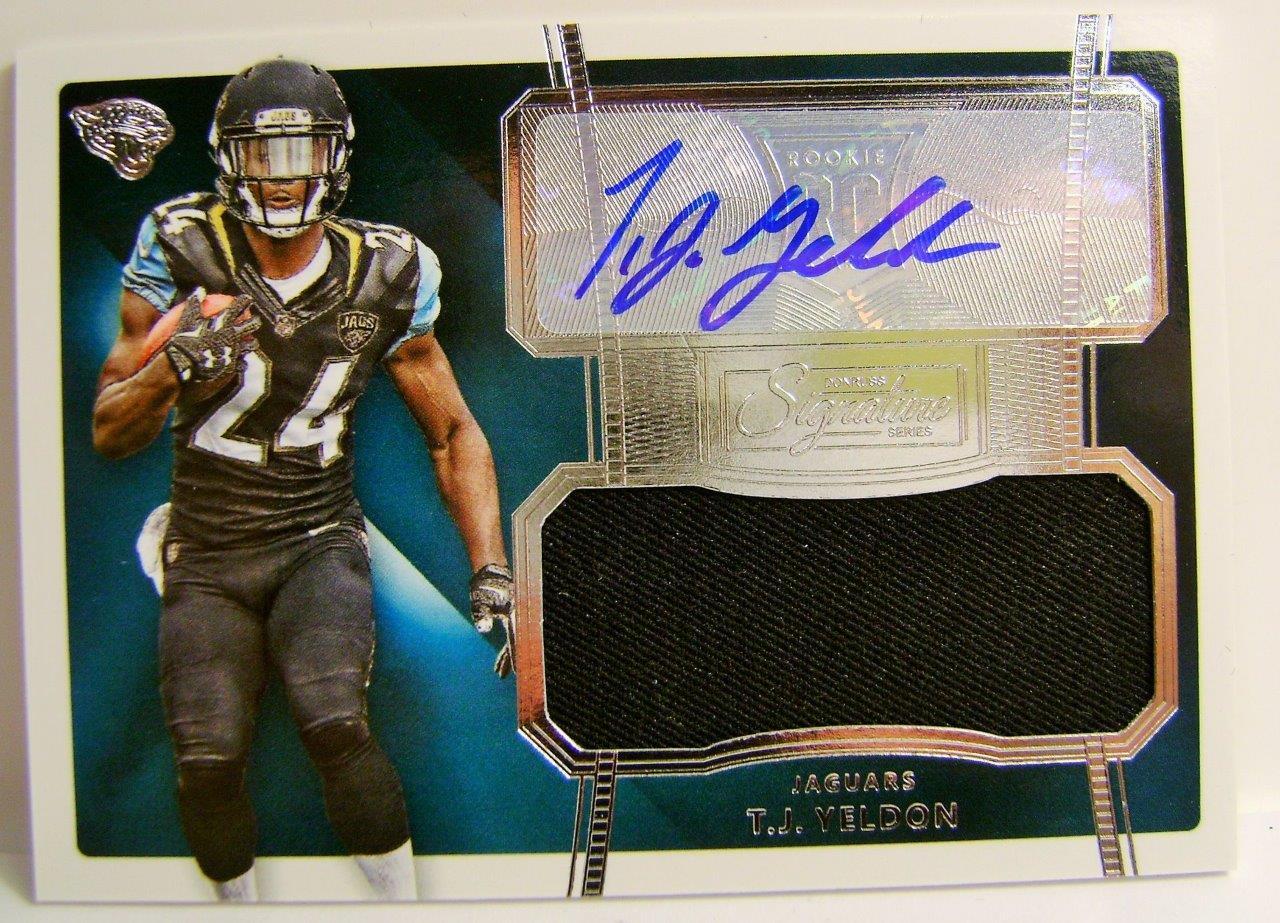T.J. YELDON AUTO AUTOGRAPH DONRUSS SIGNATURE SERIES FOOTBALL 2015 | eBay