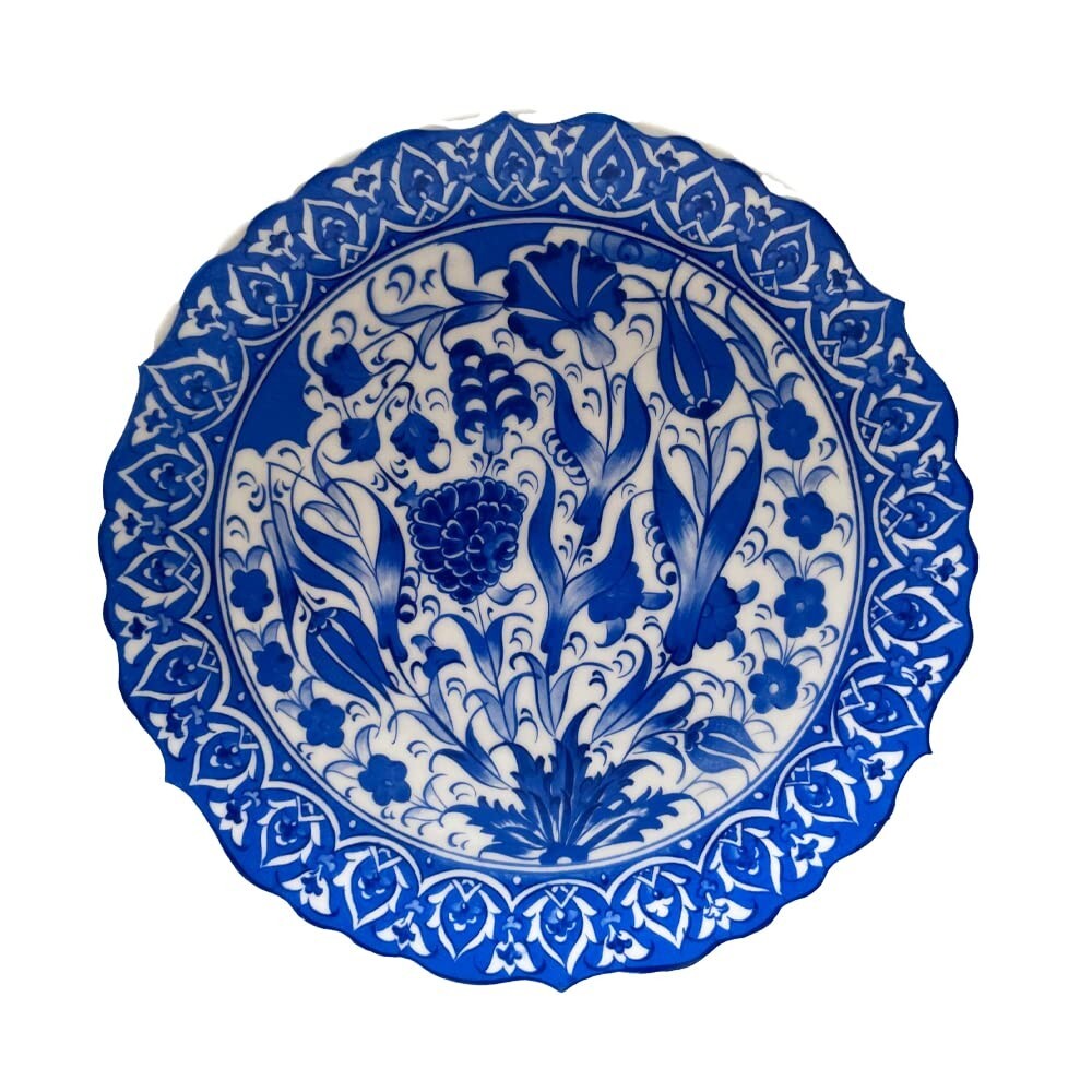 Wall Hanging Ceramic Plate Floral Decor 10 inches | eBay