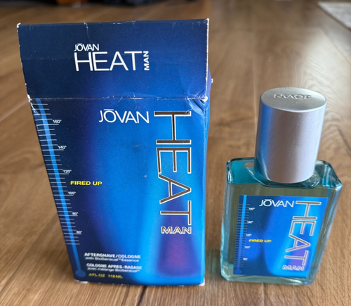 Jovan HEAT for Man Fired Up After Shave / Cologne 4 FL.OZ 118ml Splash ...
