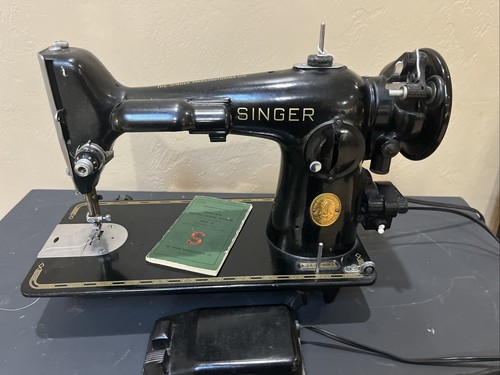 Vintage Singer Sewing Machine 201-2 Serial # AJ437433 | eBay