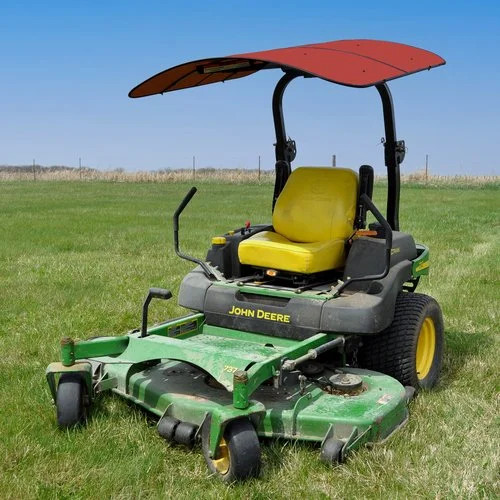Red Rooster® Tractor & Mower Sun Shade Canopy - ROPS MT - 48"x52" - Red ...