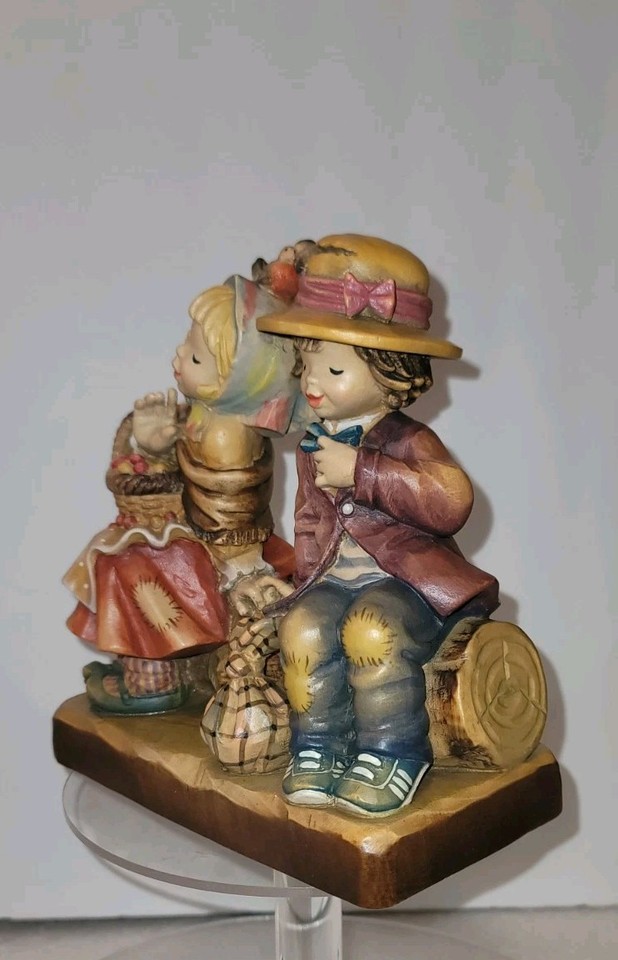 Vintage Limited Edition Anri Boy/Girl "A Tender Moment" 7"tall By Juan ...