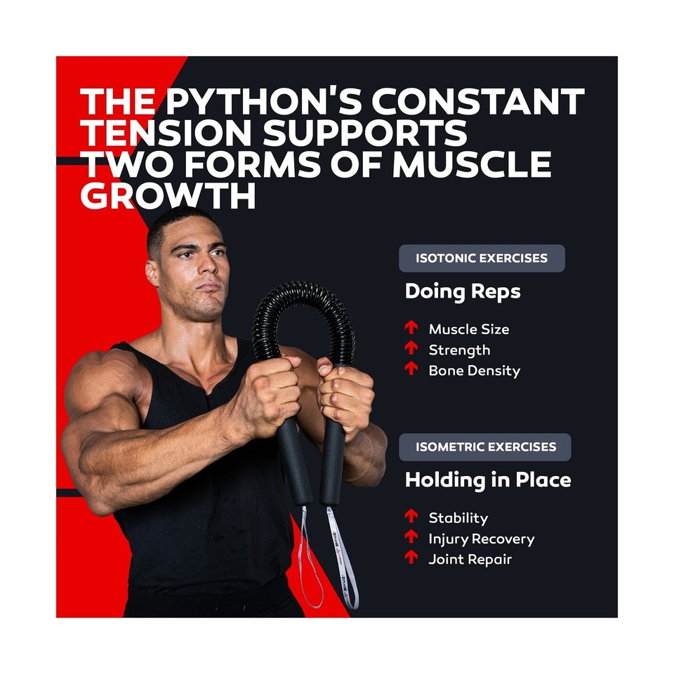 Python Power Twister Bar - Upper Body Exercise for Chest, Shoulder ...