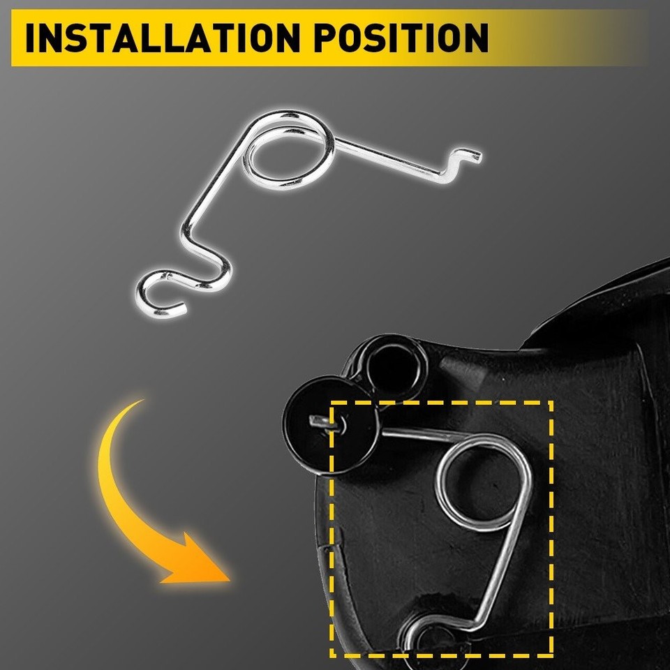 Permanent Repair for Ford F150 2009-14 Fuel Door Repair Hinge Kit Loose ...