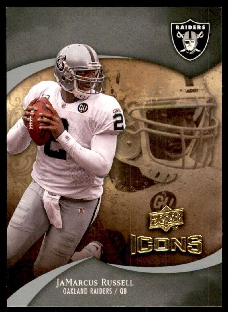 2009 Upper Deck Icons Football Cards JaMarcus Russell #66 | eBay
