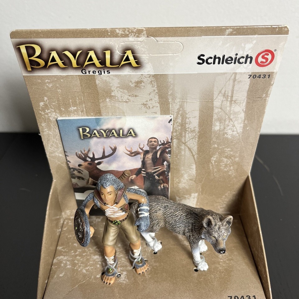 Schleich BAYALA Gregis Warrior & Wolf Fantasy Figurines 70431 NEW | eBay