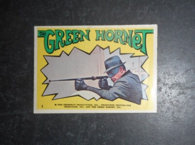 1966 GREEN HORNET STICKER #1 TOPPS | eBay