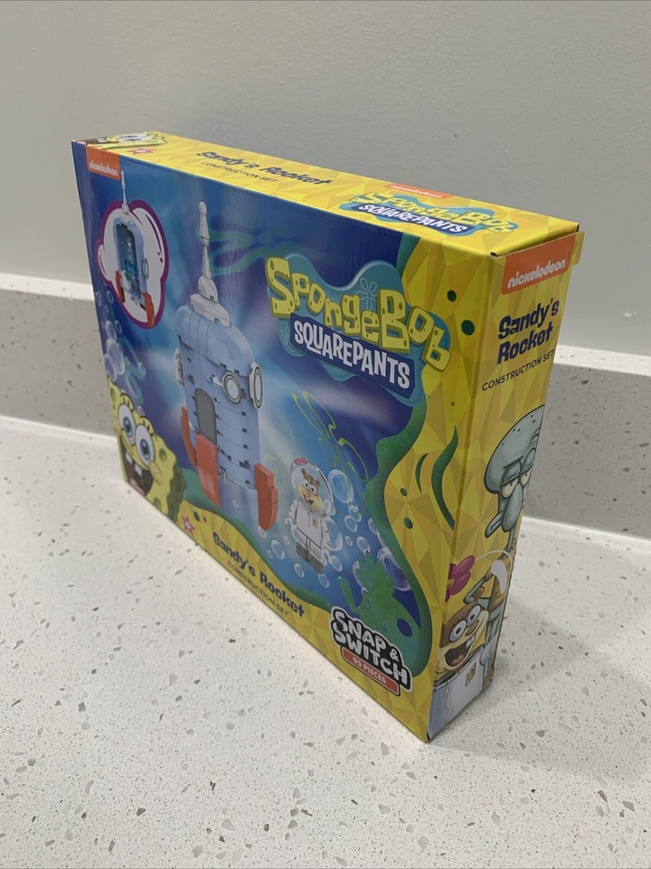 SpongeBob Squarepants Sandys Rocket Snap & Switch Construction Set ...