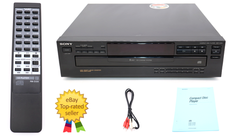 Sony CDP-C245 5 CD Disc Compact Changer Player w/ Remote - Vintage 1994 ...