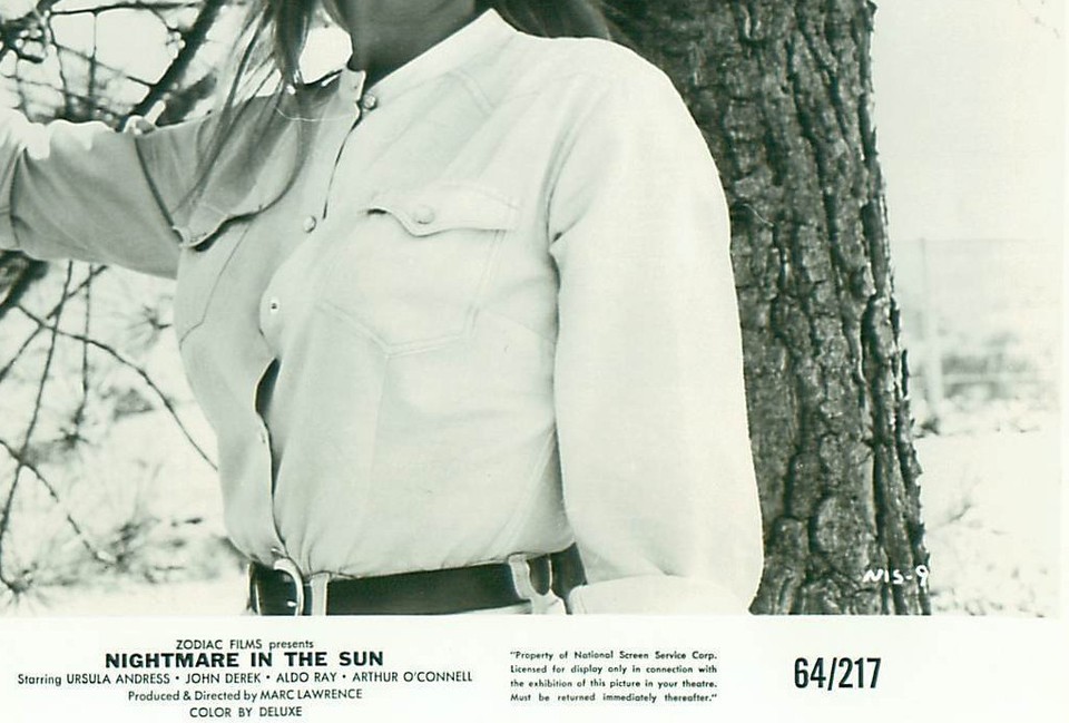 1964 Nightmare in the Sun Movie Photo Still Still Ursula Andress John ...