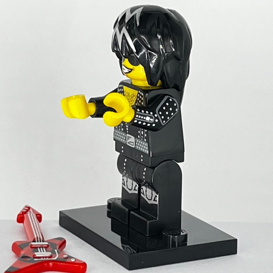 LEGO® Series 12 Rock Star Minifigure, Electric Guitar, Retired from ...