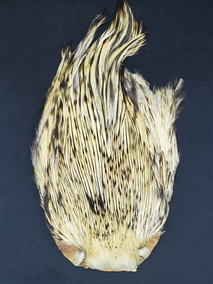 INDIA ROOSTER NECK Nimrod's Tackle Hackle Feather Fly Tying Material ...