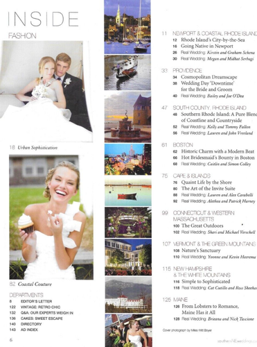 Southern New England Weddings Magazine Bridal Dresses Real Life Couples ...