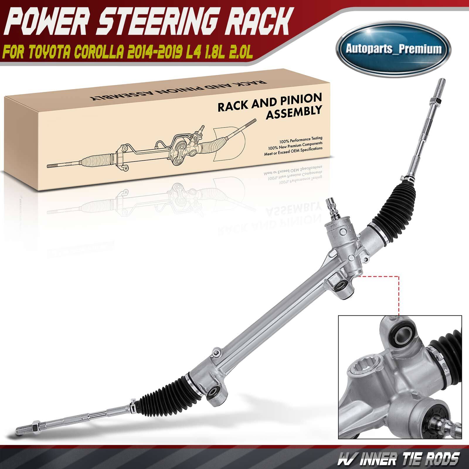 Power Steering Rack & Pinion Assembly for Toyota Corolla 2014-2019 L4 1 ...