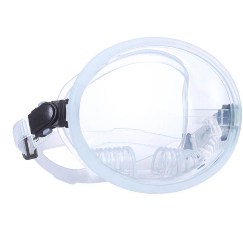 Oval Shape Classic Dive Full Mask Adjustable Goggles Spearfishing Free ...