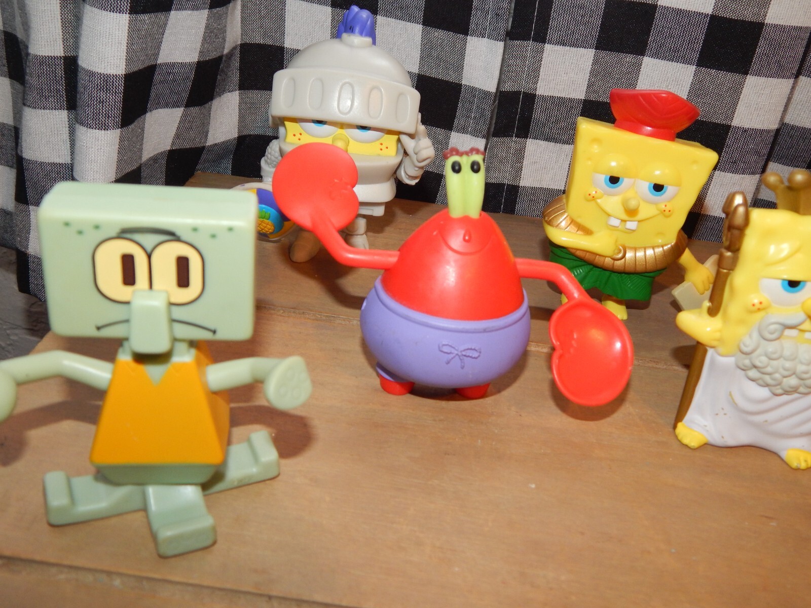 Sponge Bob Toy Burger King Figure Toys Lot Mr Krabs Squidward Spongebob ...