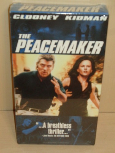 The Peacemaker (VHS, 1998) Nicole Kidman & George Clooney - New ...