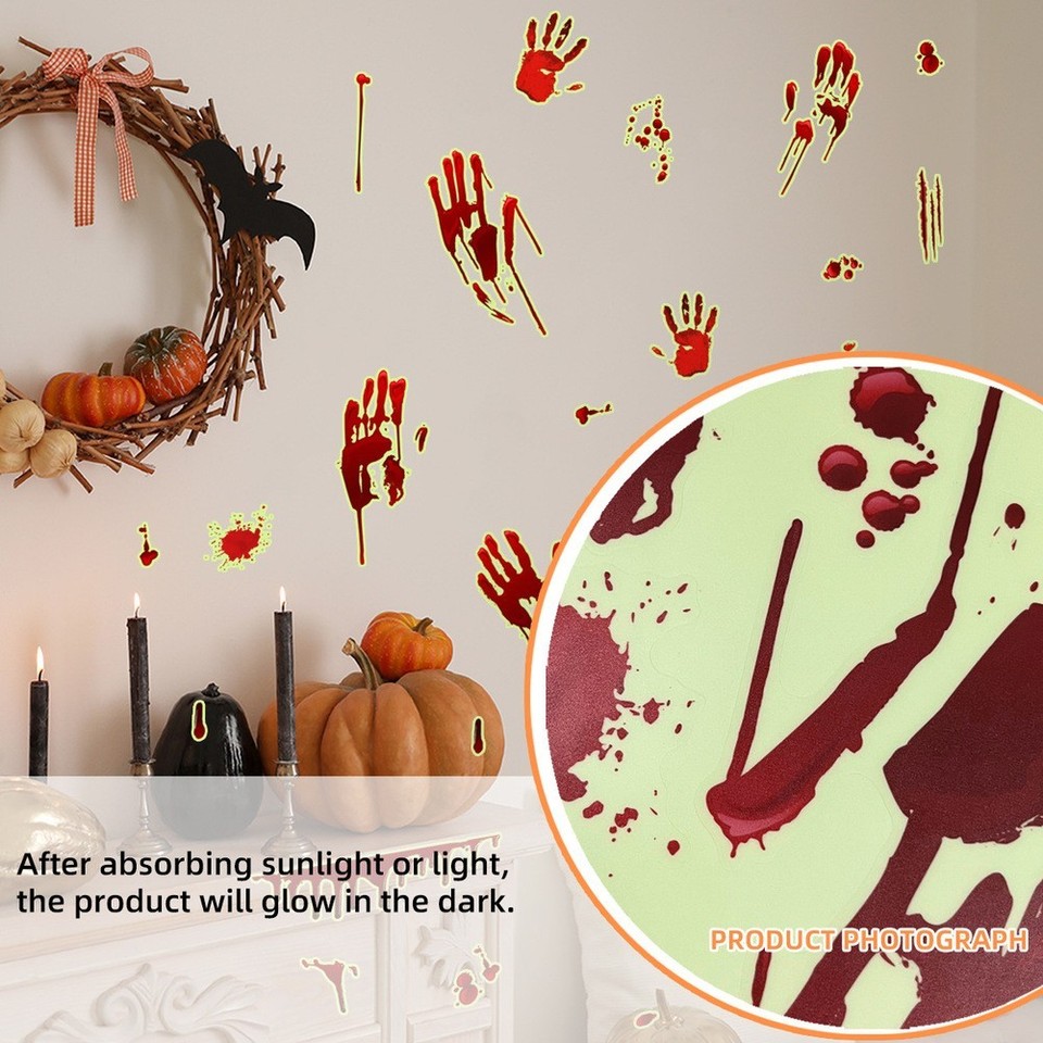 For Doors For Floors Halloween Wall Stickers Chilling Effect Easy ...