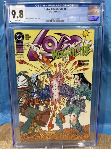 Lobo Infanticide Complete DC Comics Series # 4 Graded Comic Cgc 9.8 New ...