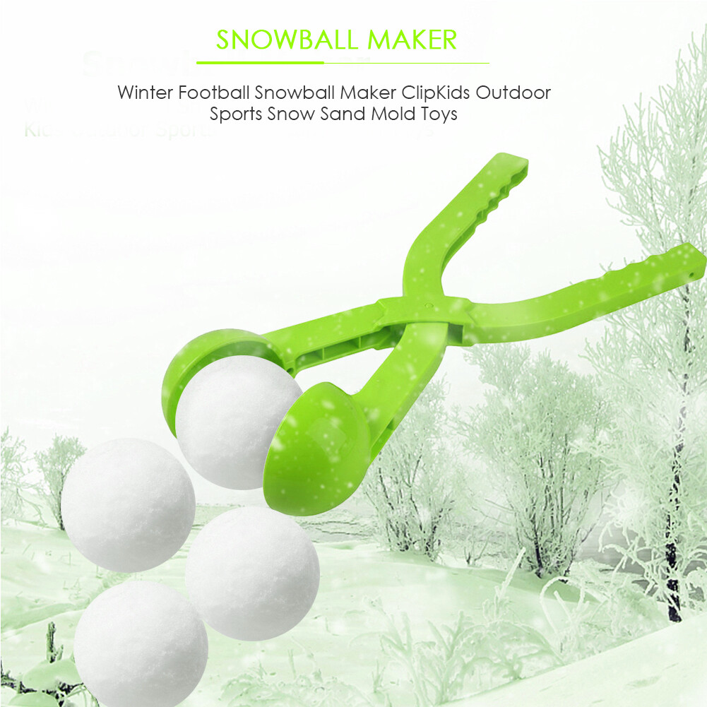 Round Snowball Maker Children Winter Sand Mould Snowball Fight Toy ...
