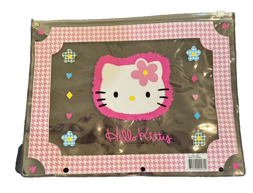 Vintage Hello Kitty Sanrio Zipper 3 Ring Binder Pouch | eBay