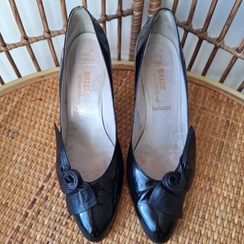 Vintage Bally Shoes AU 9.5 EU 40.5 Designer Authentic Leather Heels ...