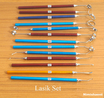 New Stainless Steel LASIK Instruments Set Total 13 Item Ophthalmic ...