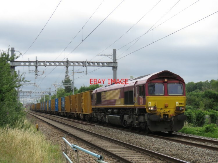 PHOTO CLASS 66 66155 WORKING 6C03 NORTHOLT SIDINGS TO SEVERNSIDE SITA ...