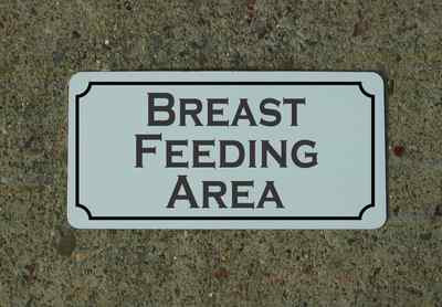 BREAST FEEDING AREA Metal Sign for Business Factory Warehouse | eBay