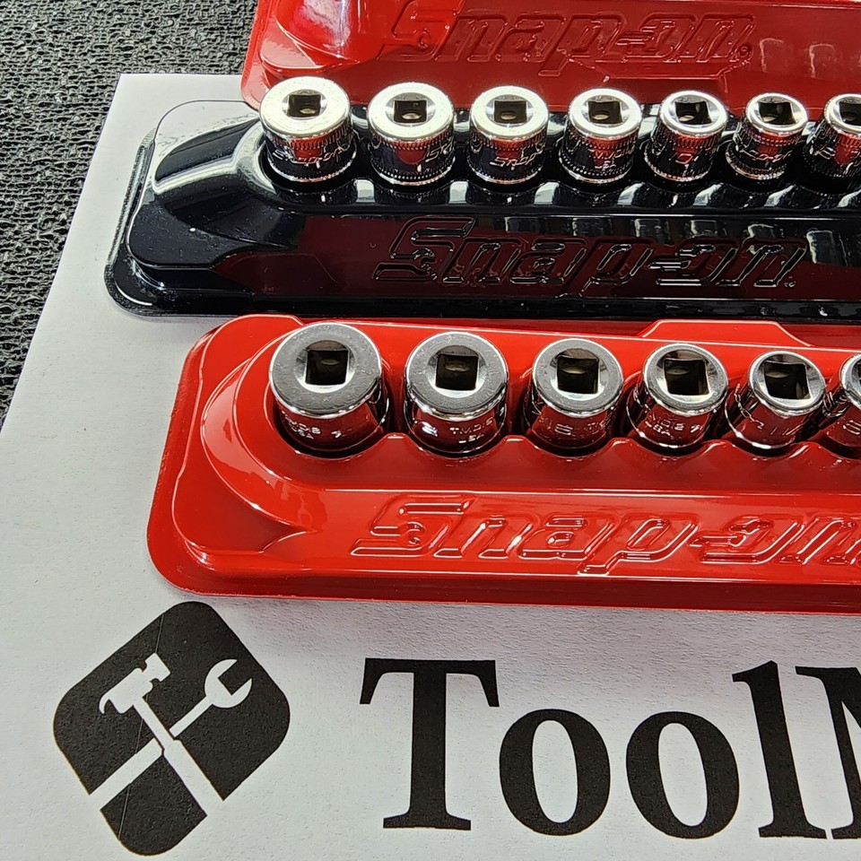 Snap-on Tools NEW 42pc 1/4" Drive 12-POINT Metric & SAE Socket Set w ...