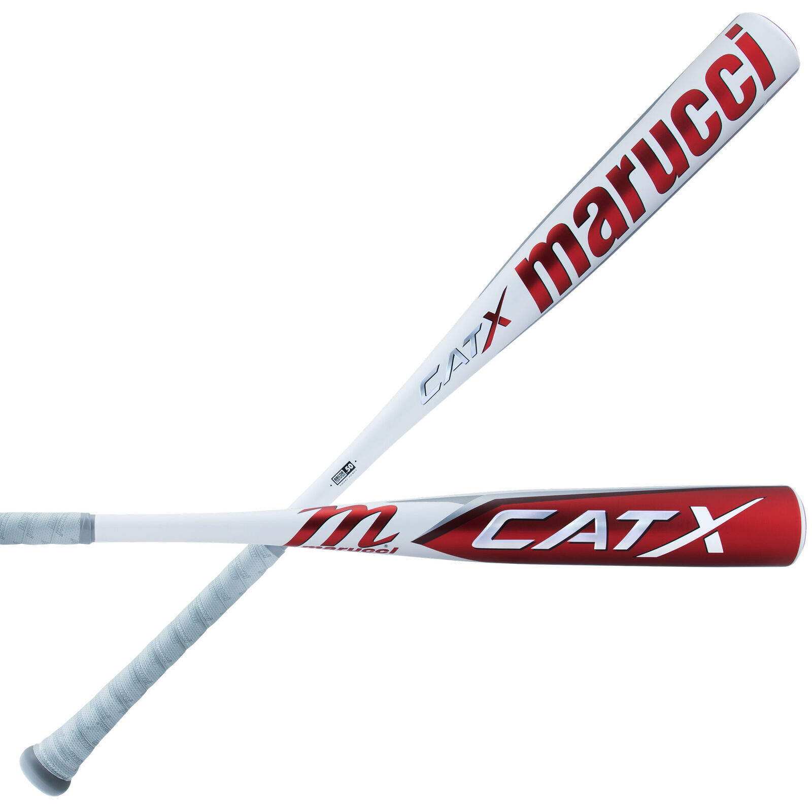 Marucci CATX Connect 32.5 in/29.5 oz Baseball Bat - White/Red (MCBCCX ...