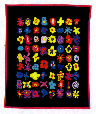 Ken Done Inspired 70 Flowers Quilt Template & Instruction Kit by Alan R ...