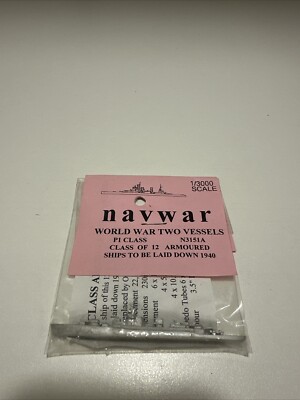 NavWar WWII Naval Mini 1:3000 German P1 Class Armored Heavy Cruiser ...