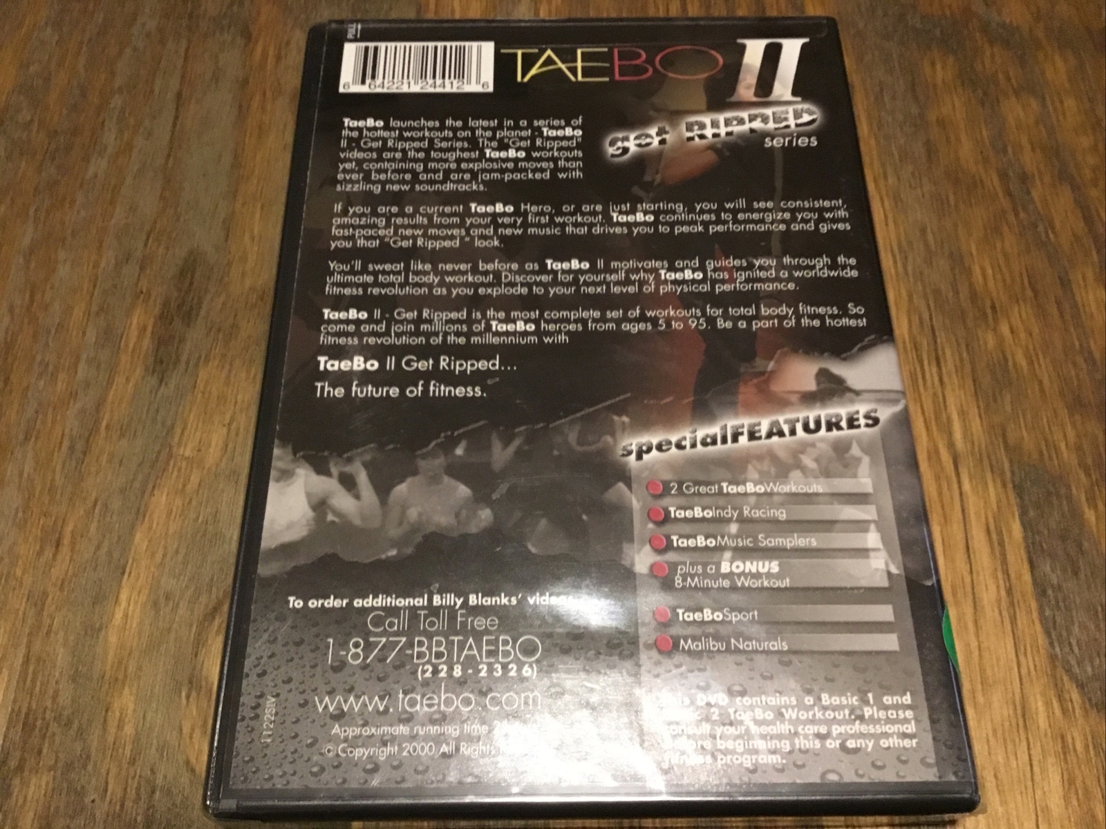 Tae Bo II - Get Ripped - Basic 1 and Basic 2 Workouts (DVD, 2001) for ...