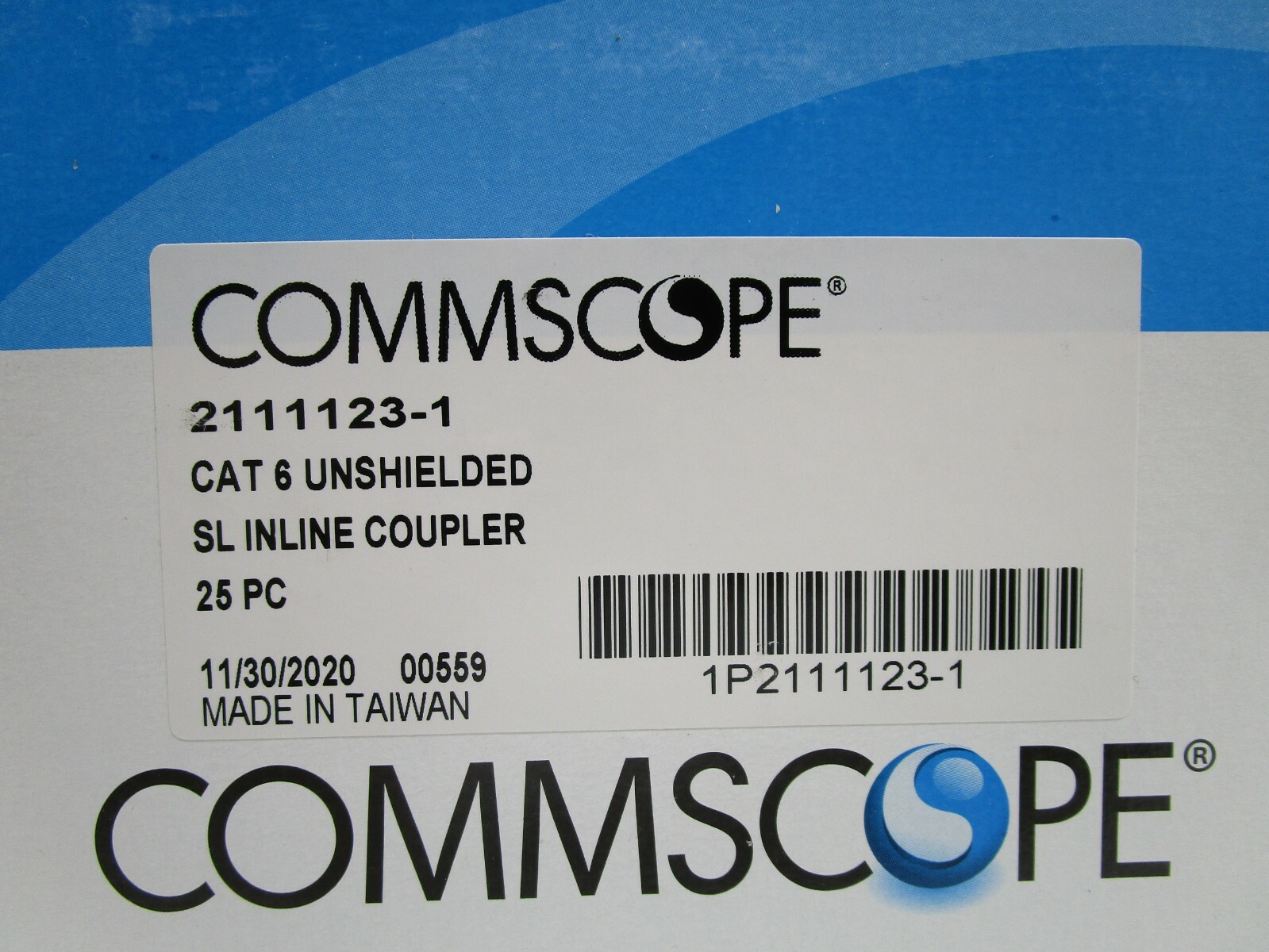Commscope 2111123-1 Black Coupler Category 6 Unshielded in-line Box ...