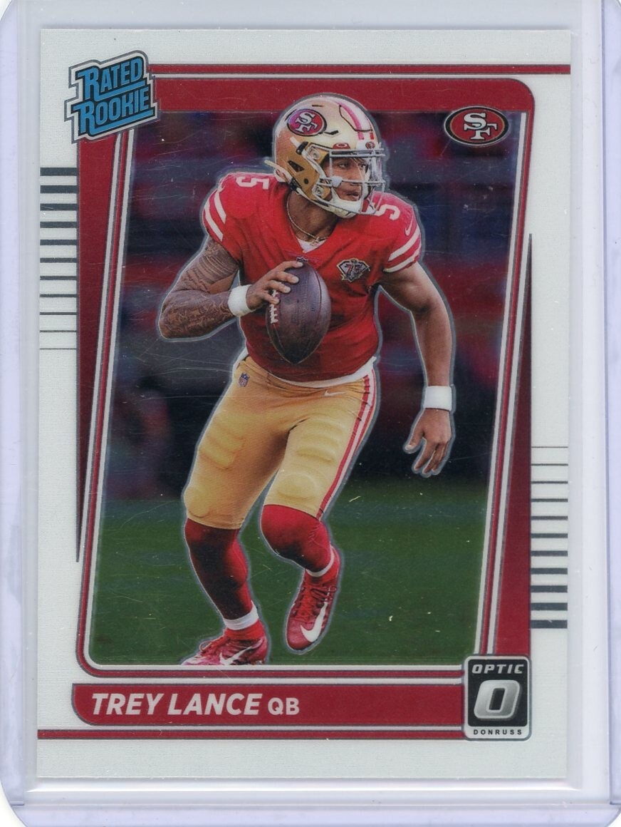 2021 Donruss Optic Football Trey Lance Rookie Card #203 | eBay