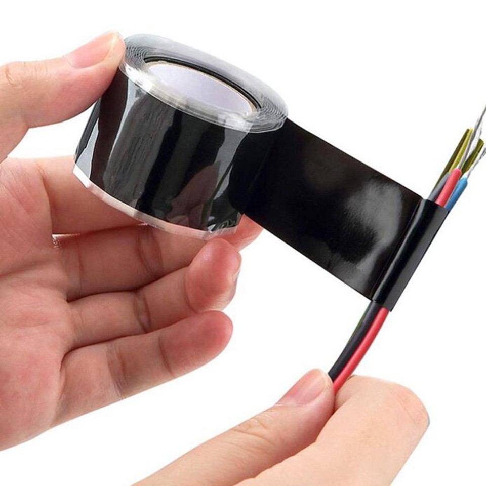 Wrapping Electrical Wire Tape Plumbing for Leaks Silicone Adhesive ...