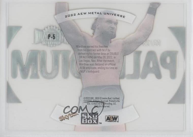 2022 Skybox Metal Universe AEW All Elite Wrestling Gold Spectrum /25 ...