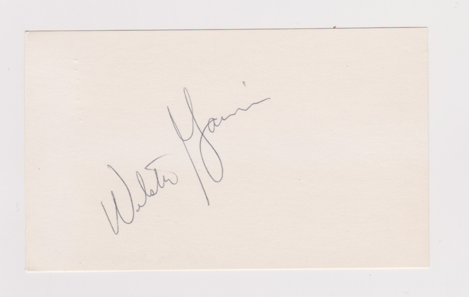 Webster Garrison - Signed 3x5 - Debut 1996 - Athletics | eBay