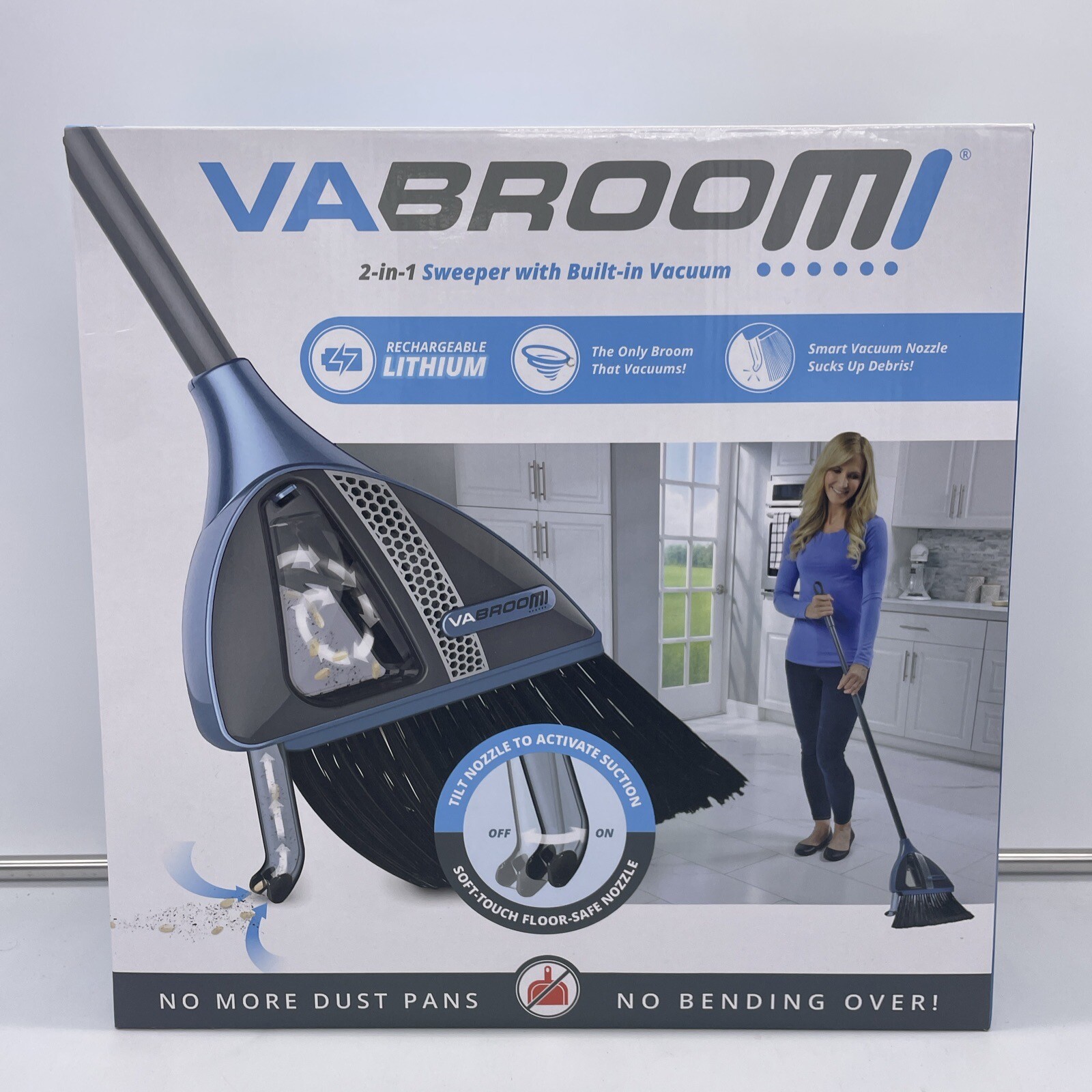 VaBroom+2-in-1+Sweeper+with+Built-in+Vacuum for sale online | eBay