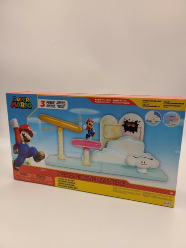 SUPER MARIO CLOUD PLAYSET SKY LEVEL 2.5" FIGURE World of Nintendo ...