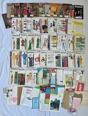 Mixed Lot of Vintage Arts & Crafts Various Sewing Patterns & Magazines ...