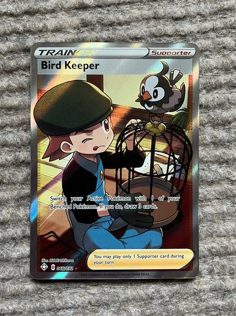 Pokémon TCG Bird Keeper Shining Fates 066/072 Holo Ultra Rare for sale ...