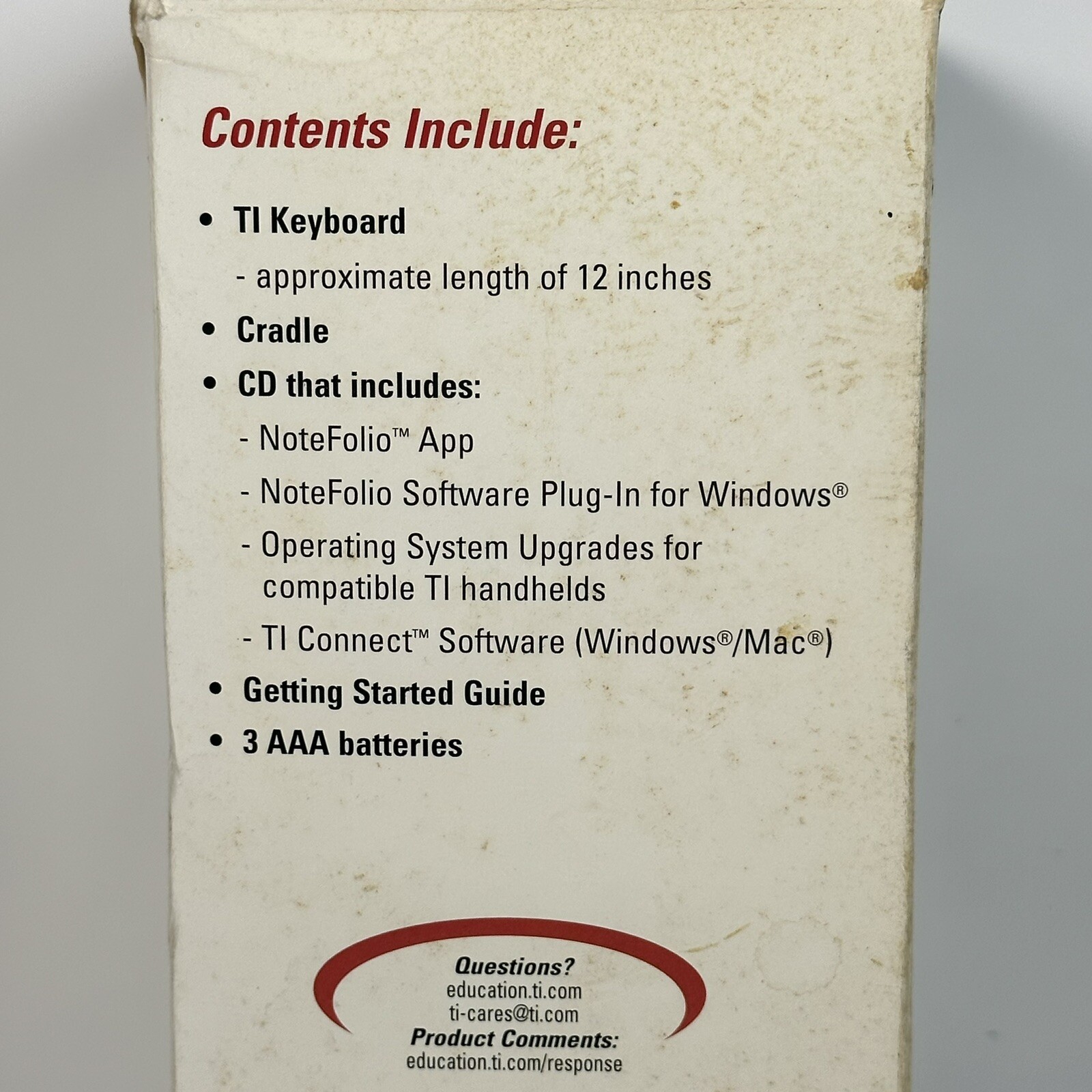 Texas Instruments TI Keyboard for Ti-83 Plus Graphing Calculators for ...