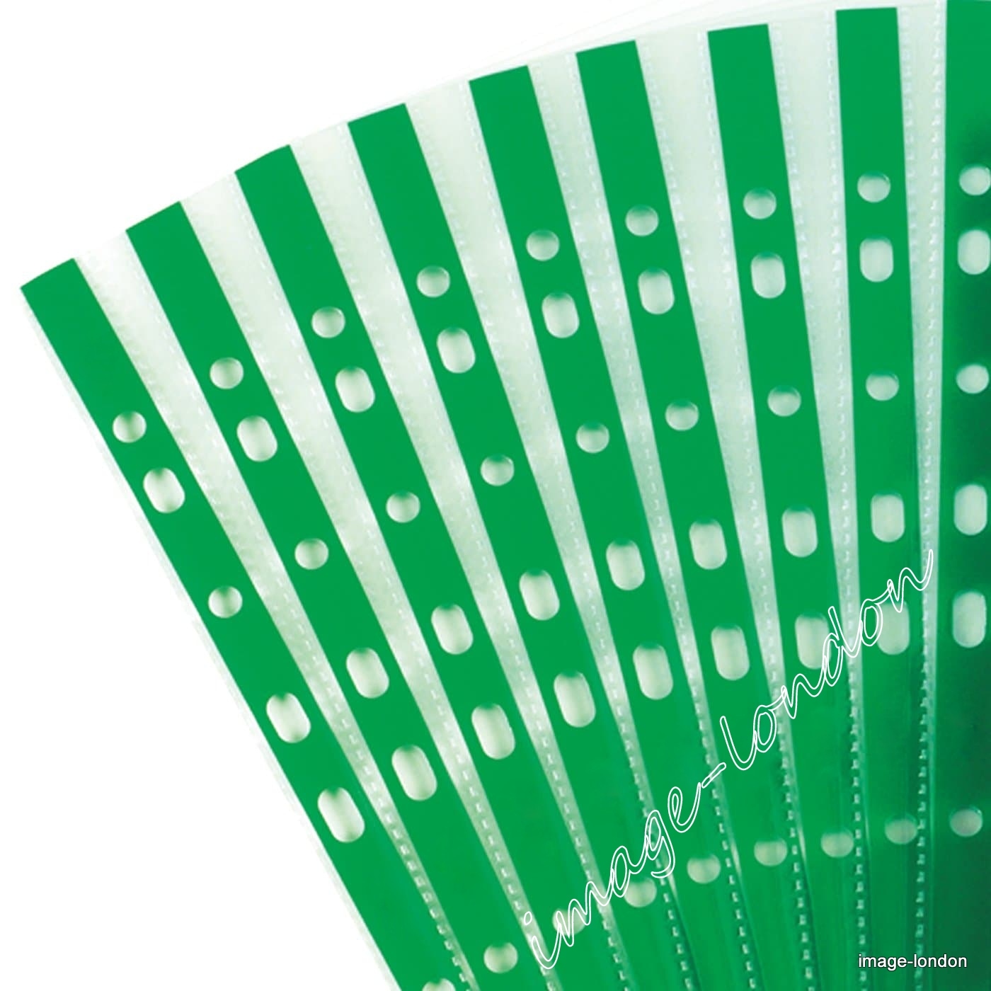 A4 Clear Plastic Poly Punched Pockets Strong Filing Wallets Sleeves ...