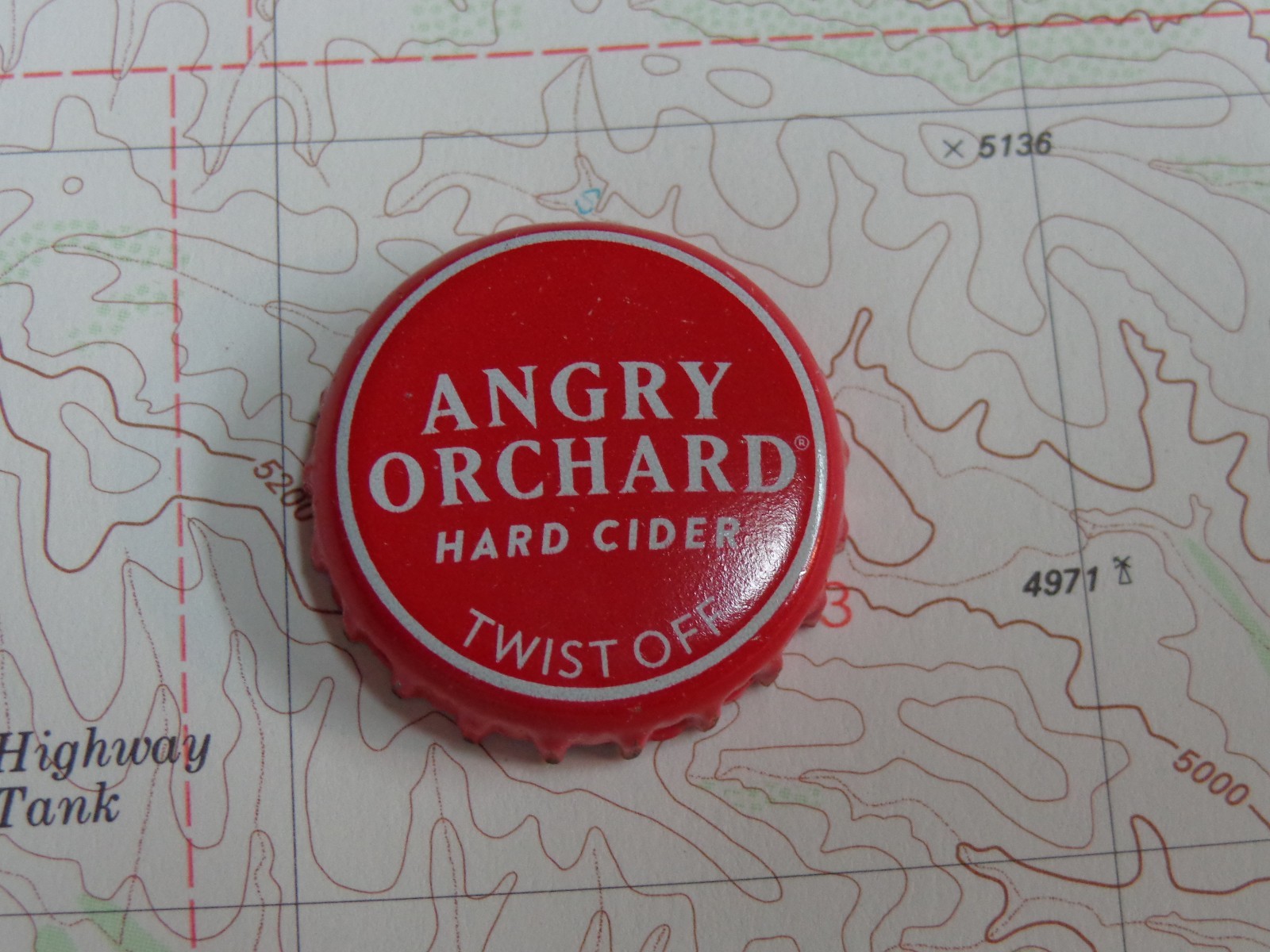 Beer Bottle Cap ~ Boston Beer Co ANGRY ORCHARD Hard Cider Co Cincinnati ...
