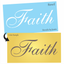 Inspirational Stencil Faith Fancy Script font Shabby Vintage Cottage ...