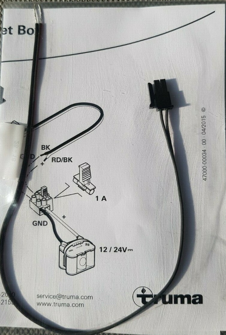 Truma 12V 24 Volt Anschluss Kabel Stromversorgung Truma iNET Box 47000 ...